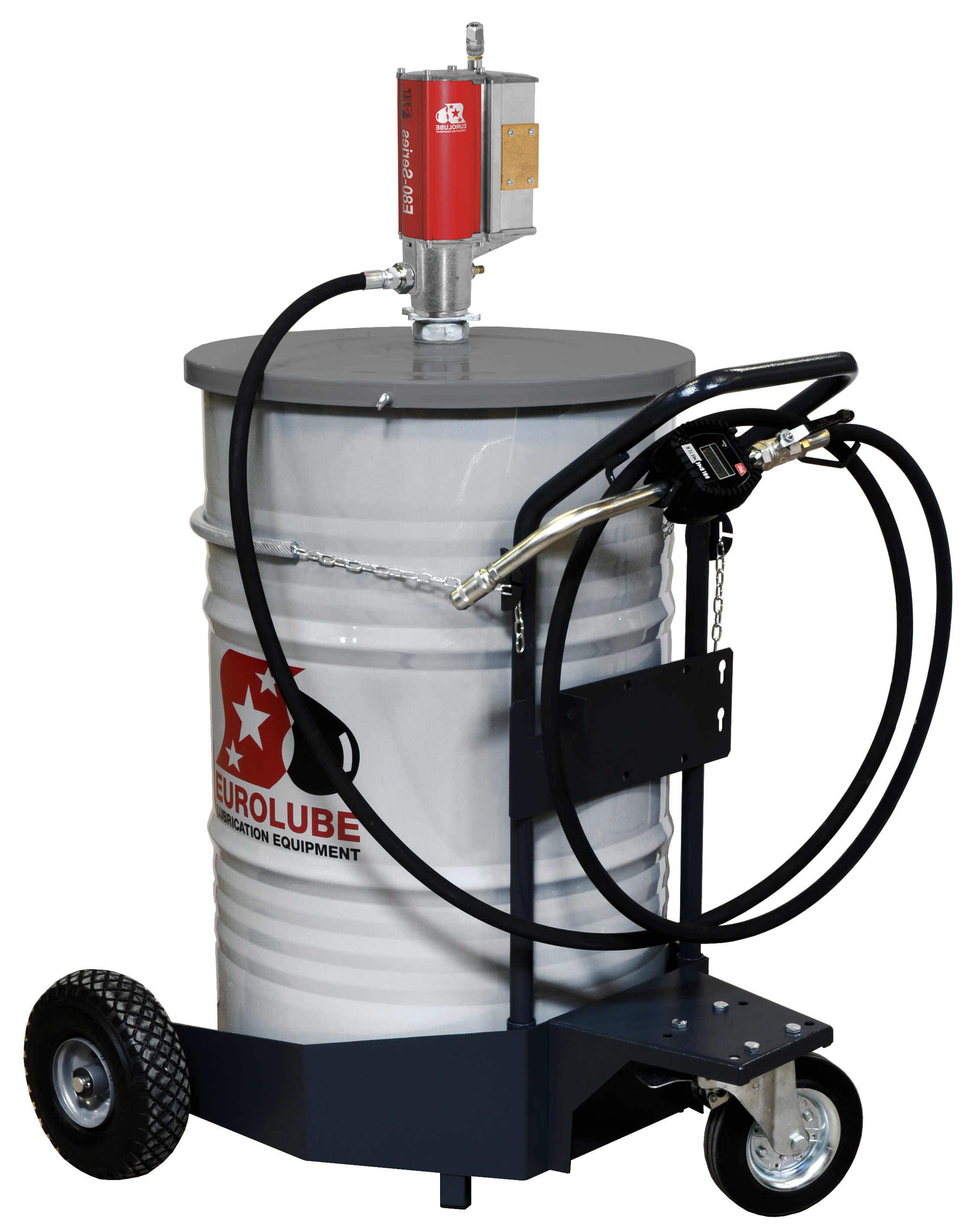 15:1 E80 Mobile Greaser for 180kg drums - Eurolube Equipment