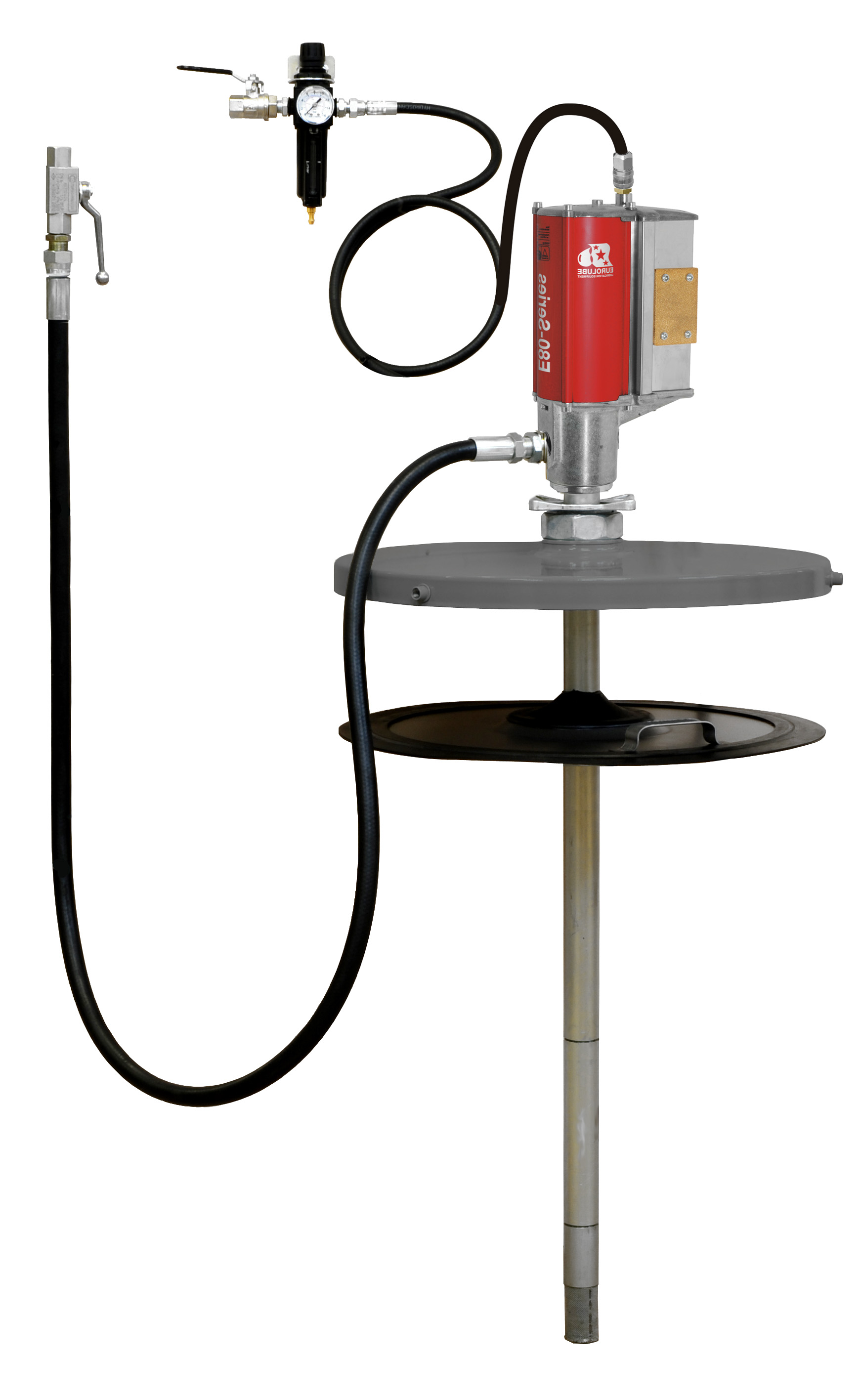 60:1 E80 Stationary Greaser for 180kg drums - Eurolube Equipment