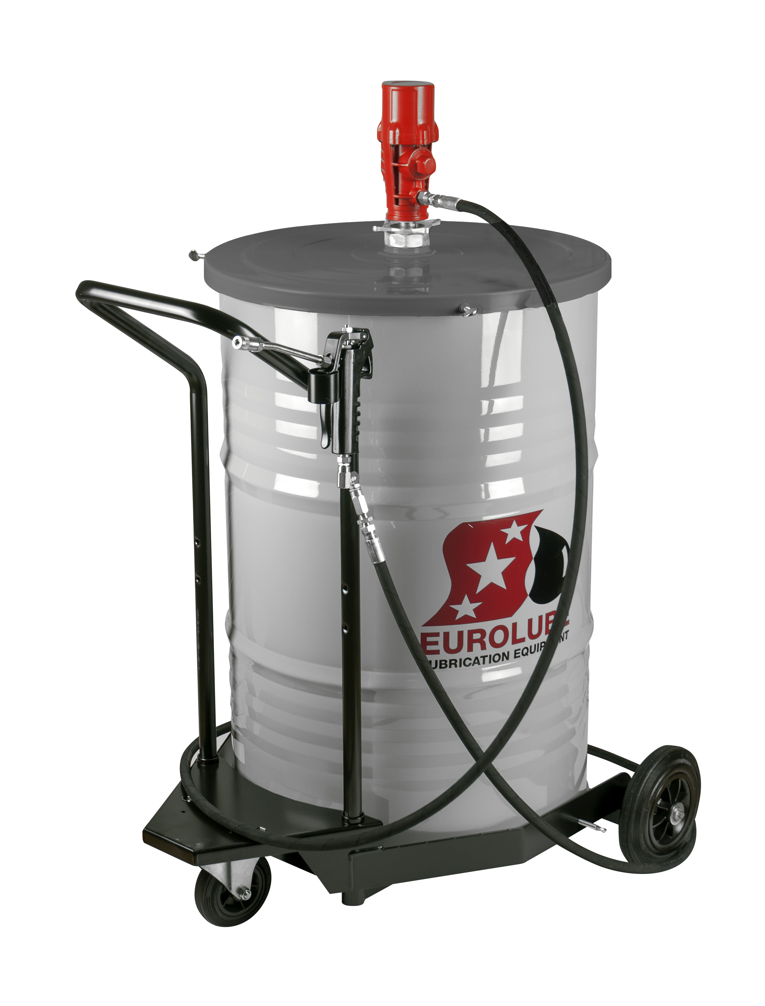 55:1 Mobile Greaser for 180kg drums - Eurolube Equipment